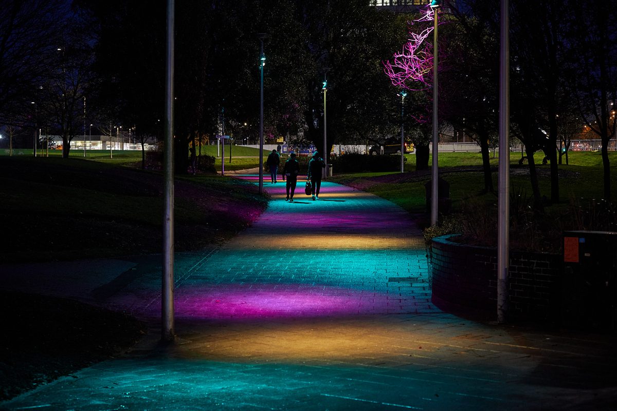 Rainbow lighting brightens up Coventry City Centre - The Coventry Observer